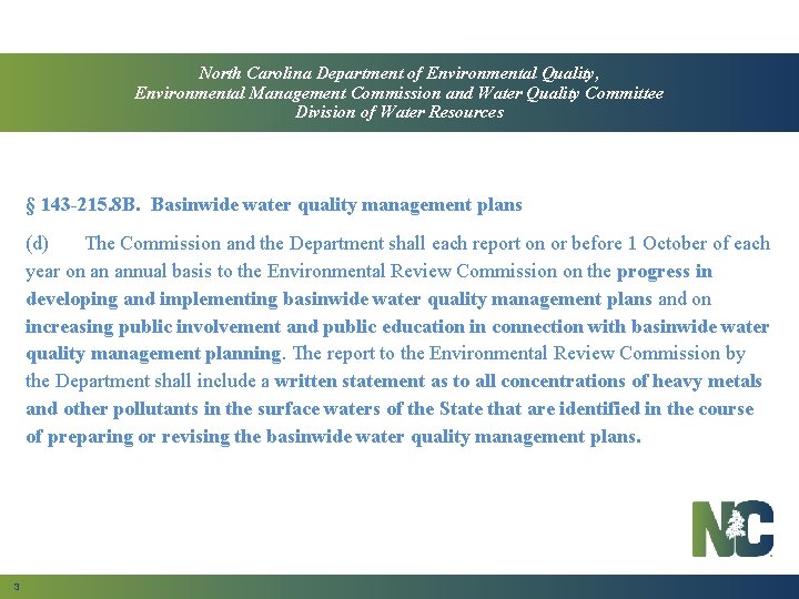 November 10 2016 Department of Environmental Quality North