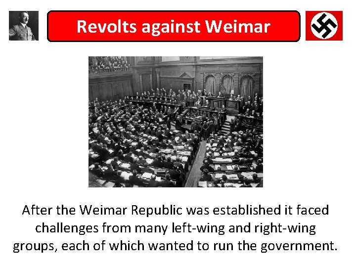 Hitler and Nazi Germany Revolts against Weimar Revolts