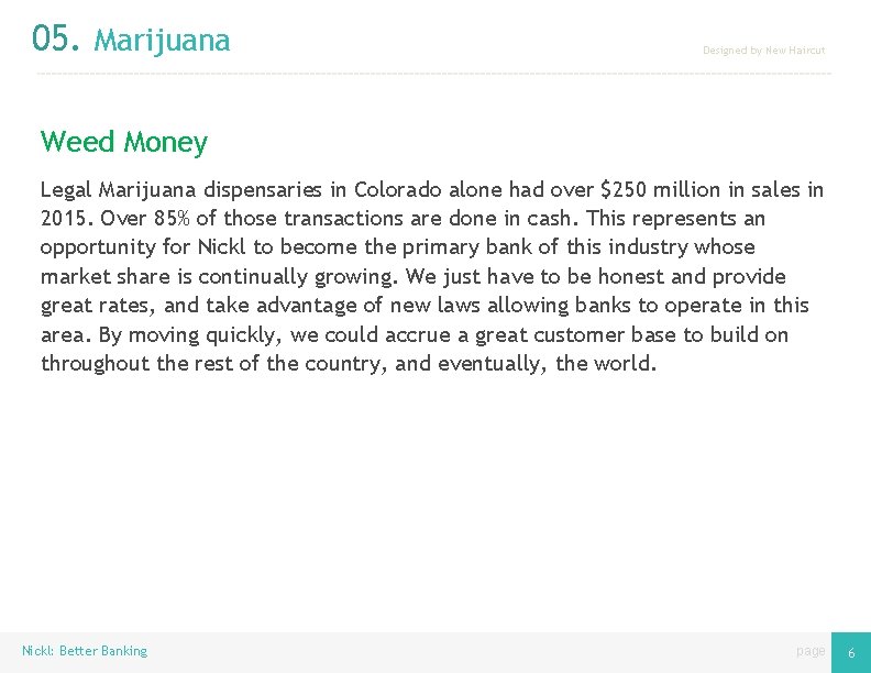 Designed by New Haircut Better Banking Better Business