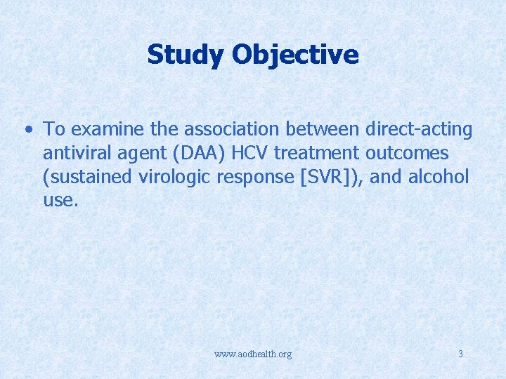 Journal Club Alcohol Other Drugs and Health Current