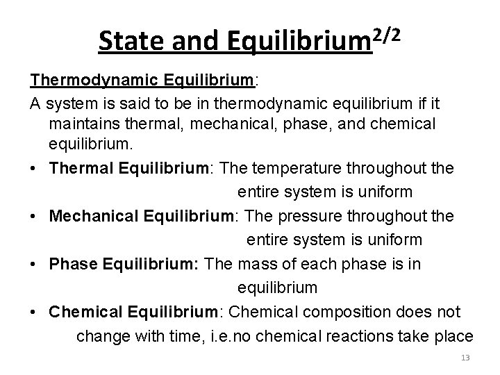Chapter 2 Basic Concepts of Thermodynamics 1 Thermodynamic