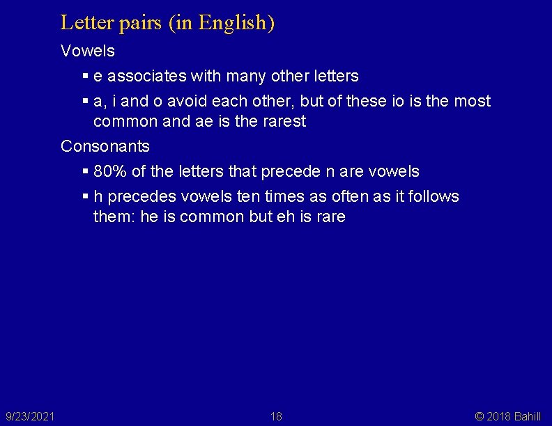 Cryptanalysis Codebreaking Terry Bahill Emeritus Professor of Systems
