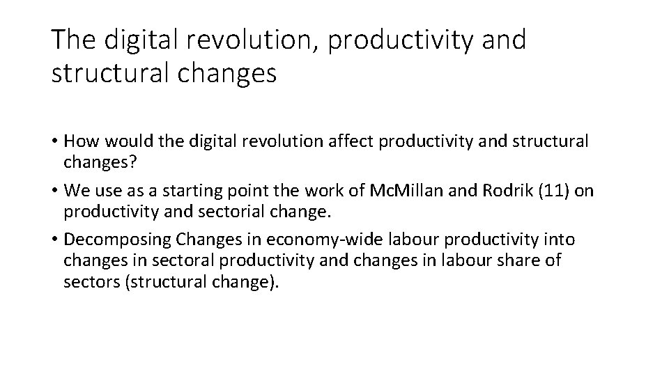 The Digital Revolution A brief reflection of ACTEMPs