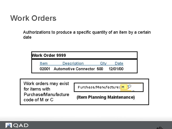 Easy OnBoarding Discrete Production Scheduling Overview Easy OnBoarding
