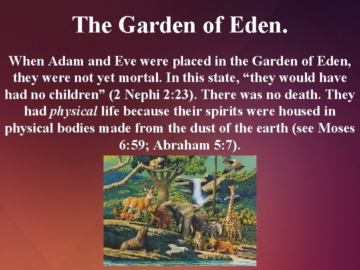 Chapter 6 The Fall of Adam and Eve
