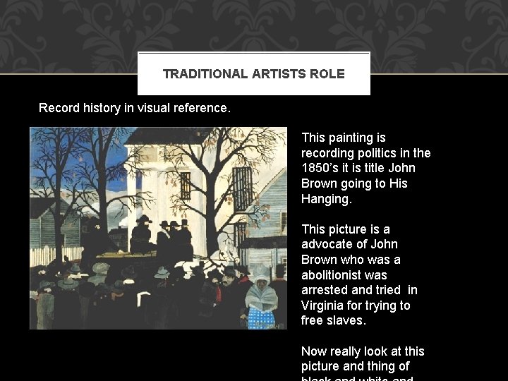 WELCOME ART 10 20 3020112012 LIST AND DESCRIBE