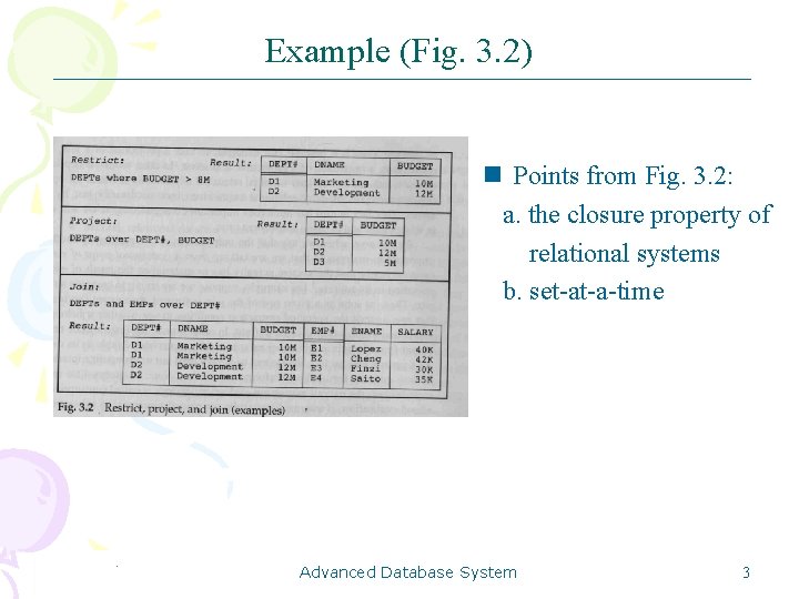 Chapter 3 An Introduction to Relational Databases Prof