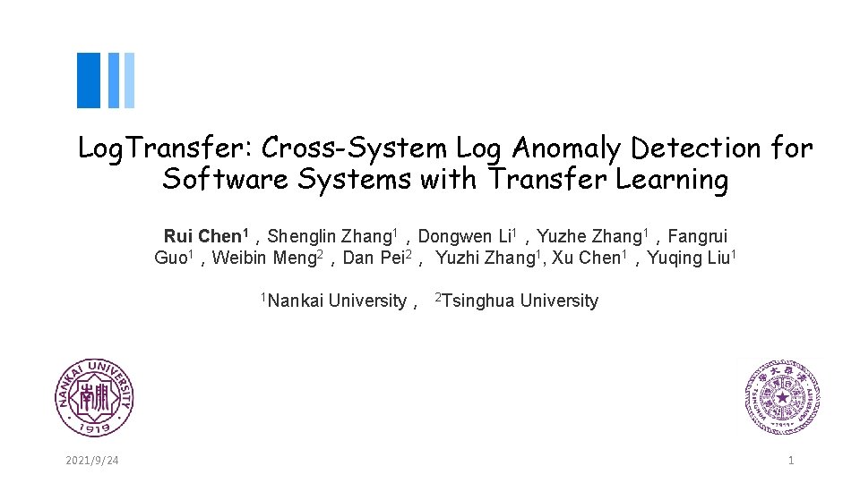 Log Transfer CrossSystem Log Anomaly Detection for Software