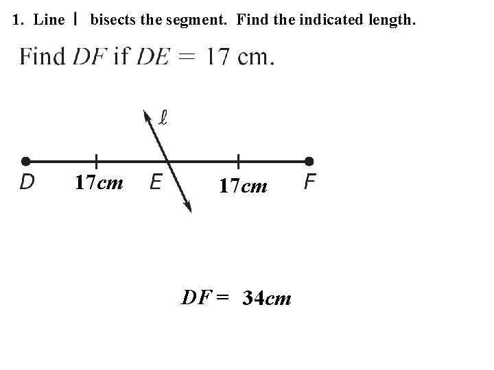 Unit 1 Using Midpoint and Distance Formulas Midpoint