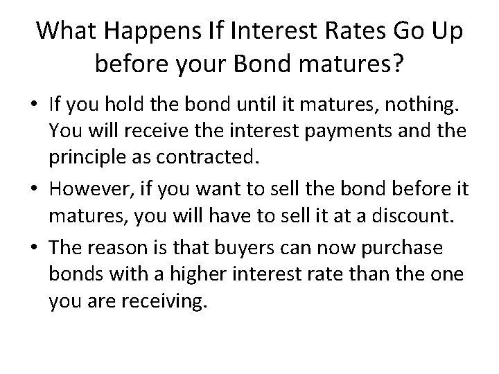 The Relationship between Bond Prices and Interest Rates