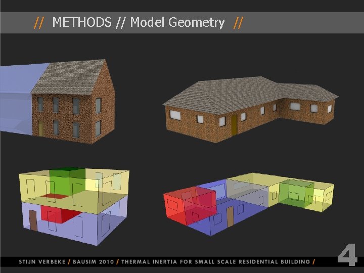 THERMAL INERTIA FOR SMALL SCALE RESIDENTIAL BUILDING STIJN