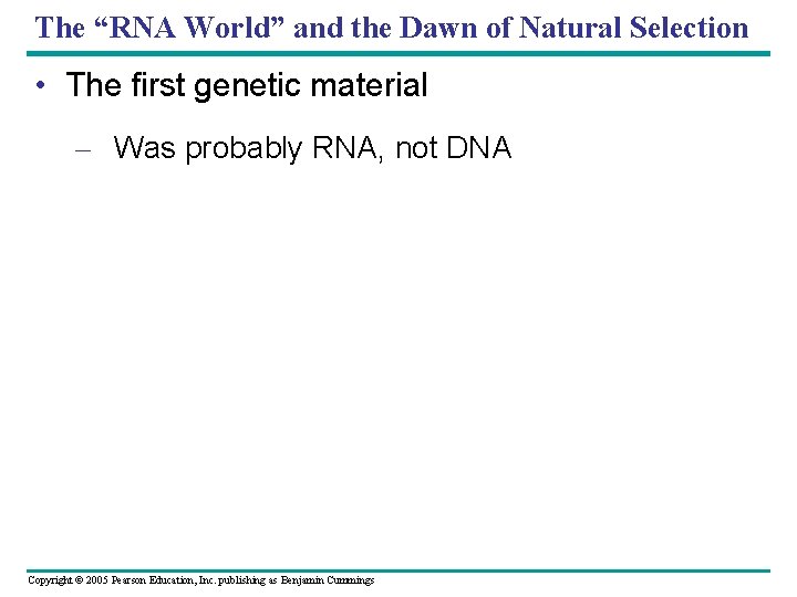 Unit 5 Review The Evolutionary History of Biological