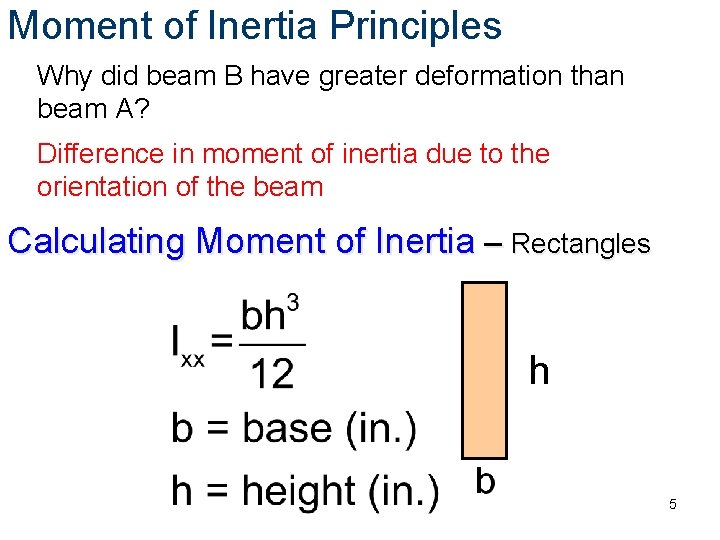 Introduction to Structural Member Properties Principles of Engineering