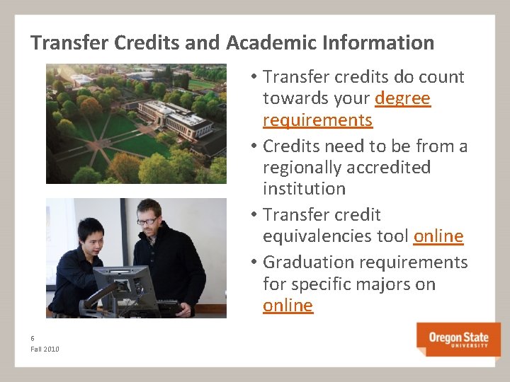 Transfer Center Presentation OSU Basics 22 000 students