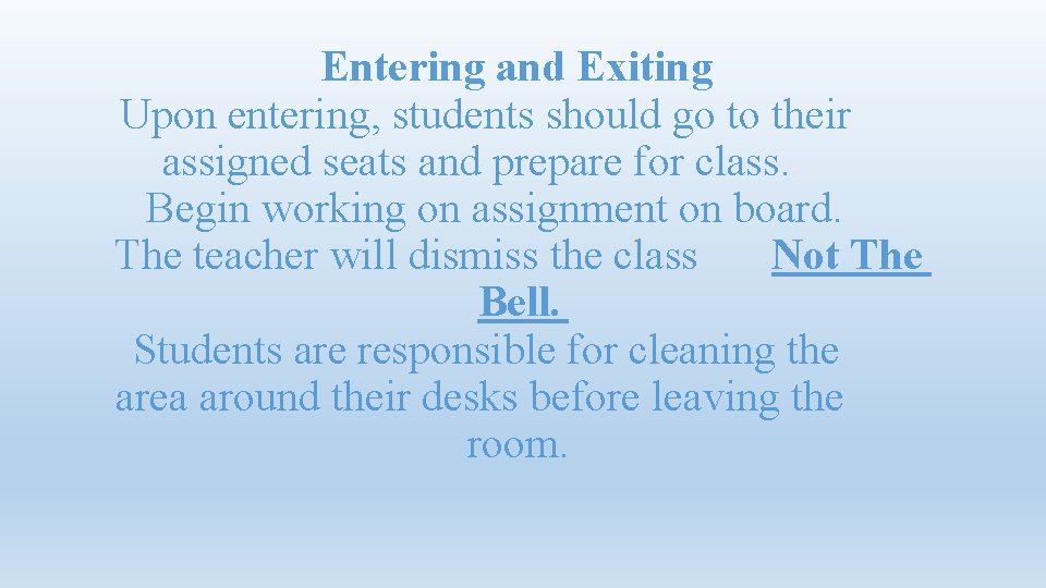 Classroom Rules and Procedures Ms De Santis Special