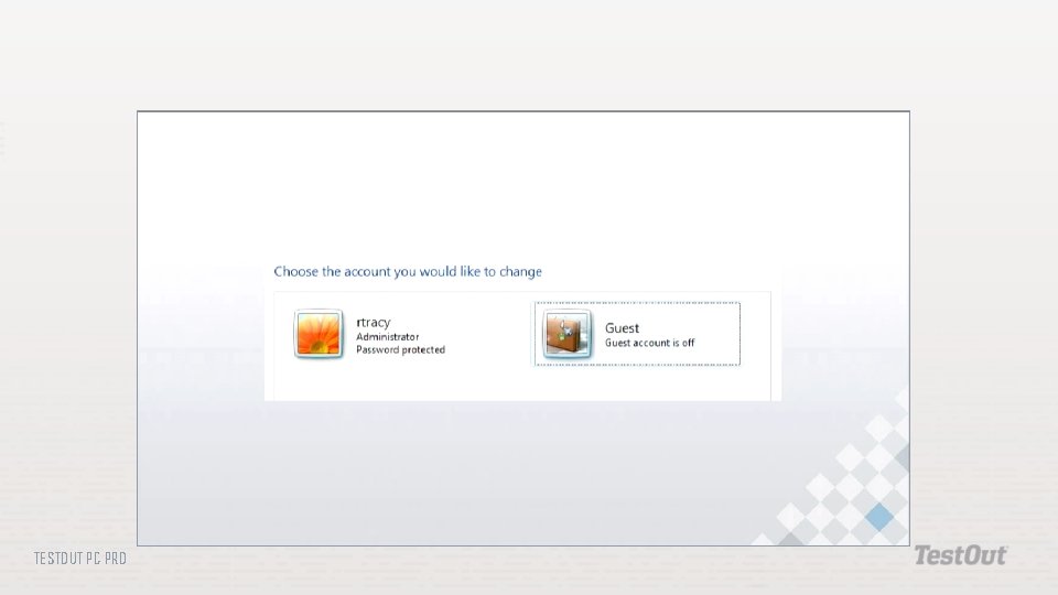 SECURITY TESTOUT PC PRO Principle lf least privilege