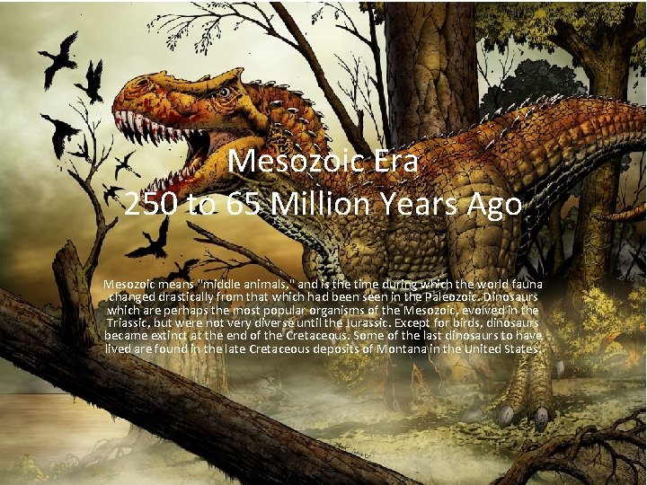 Geological Time Periods of the Earth By Matthew