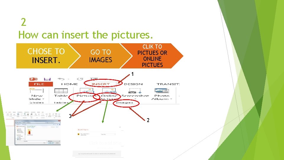 Tutorial of Power Point Interdiction We can use