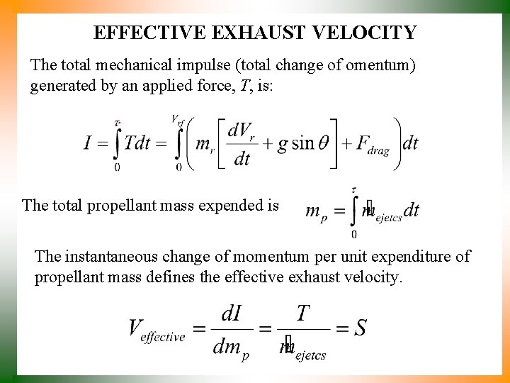 Basics of Rocket Propulsion P M V Subbarao