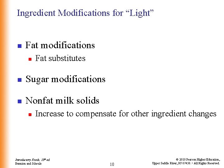 Frozen Desserts Chapter 12 Consumption Trends n n