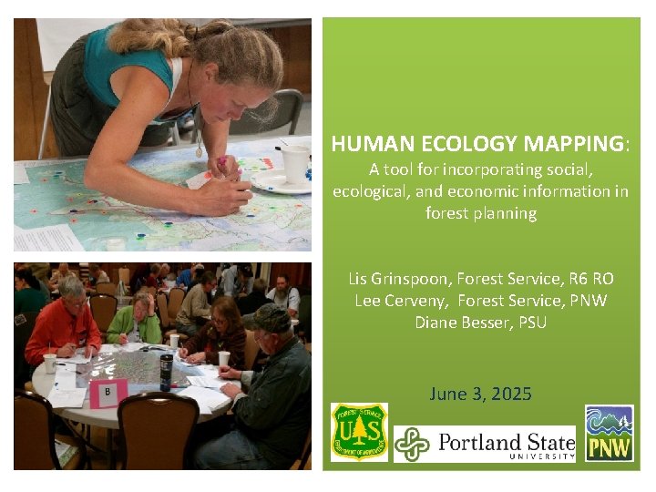 HUMAN ECOLOGY MAPPING A tool for incorporating social