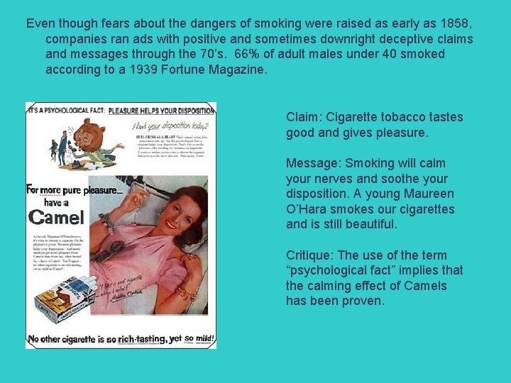 Cigarette Ads Through the Years How Tobacco Companies