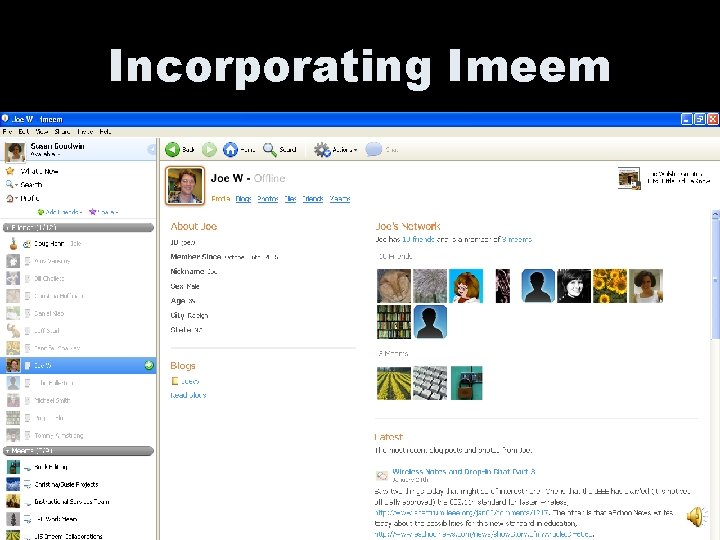 Using an Online Environment For a LongTerm Collaborative