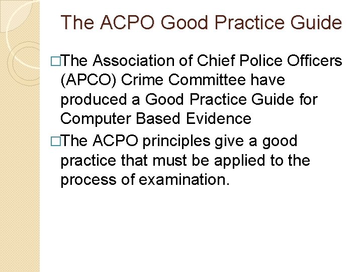 MD 5 Summary and Computer Examination Process Introduction