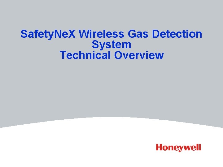 Safety Ne X Wireless Gas Detection System Technical