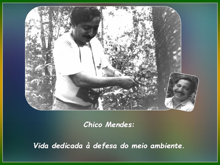 Chico Mendes Vida dedicada defesa do meio ambiente