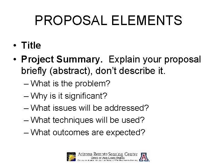 Tips for Writing a Successful Proposal Barron J