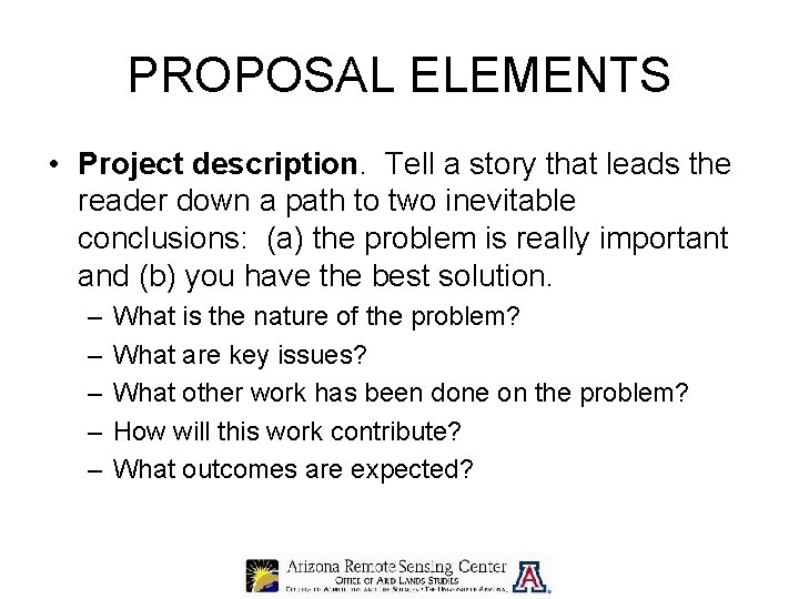 Tips for Writing a Successful Proposal Barron J