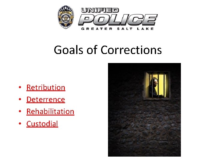 Chapter Seven Corrections Goals of Corrections Retribution Deterrence