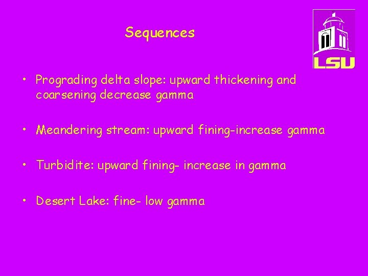 Chapter 8 Stratigraphic Patterns This presentation contains illustrations