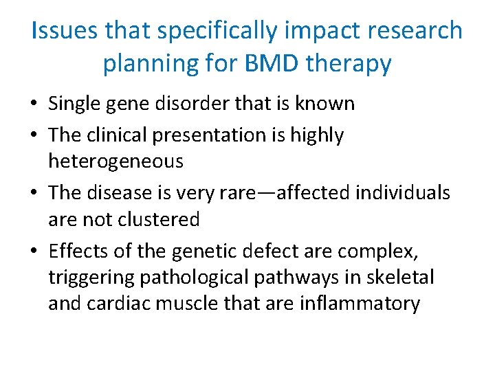 Updates in Research for Becker Muscular Dystrophy Paula