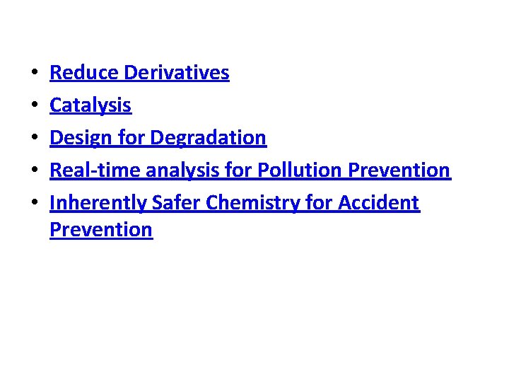 GREEN CHEMISTRY It is the branch of chemistry