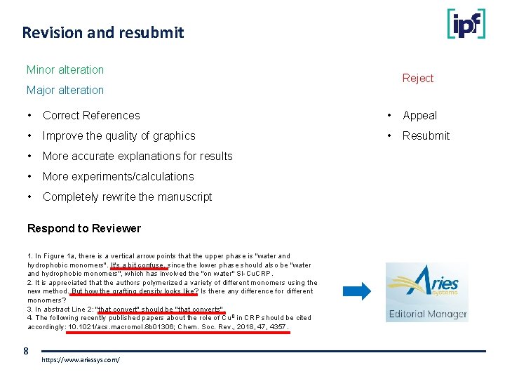 How does a manuscript become a published paper
