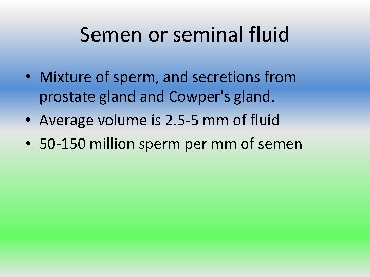 Male and Female Reproductive Systems By Sammy Newbold