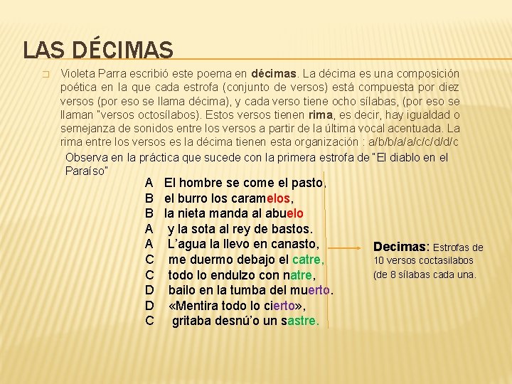 Unidad 4 VOCES DE MI TIERRA Objetivos v