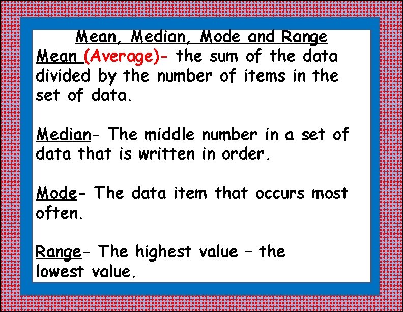 Mean Median Mode Teacher Twins 2015 Warm Up