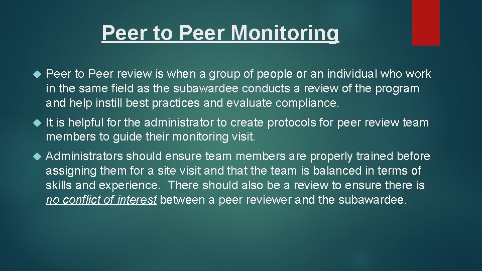 An Overview of Subawardee Monitoring for FVPSA State