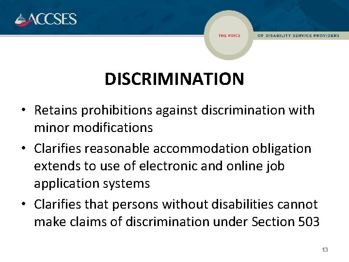 SECTION 503 REVISED RULE CRP OPPORTUNITIES AND RESPONSIBILITIES