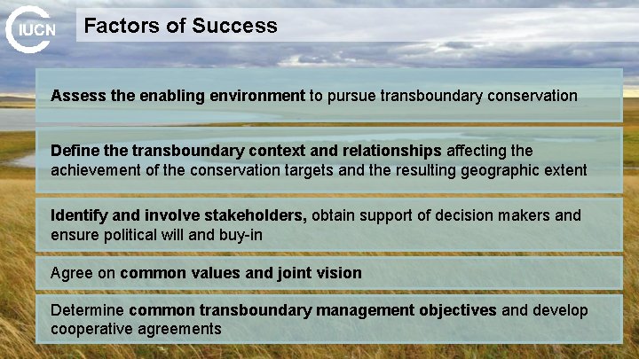 Transboundary Conservation Areas Lesson 1 Introduction and Background