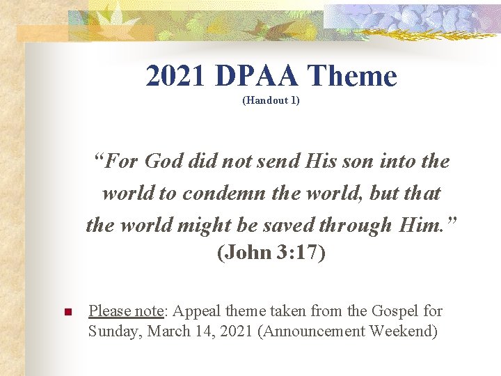 2021 DPAA Secretaries Meeting Diocese of Covington Office