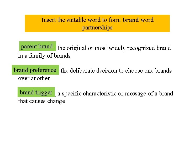 Insert the suitable word to form digital word