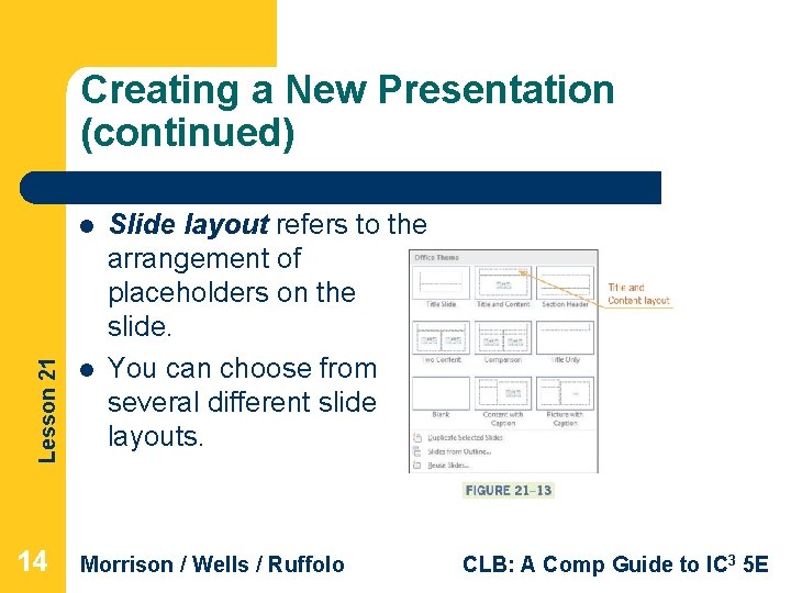Lesson 21 Getting Started with Power Point Essentials