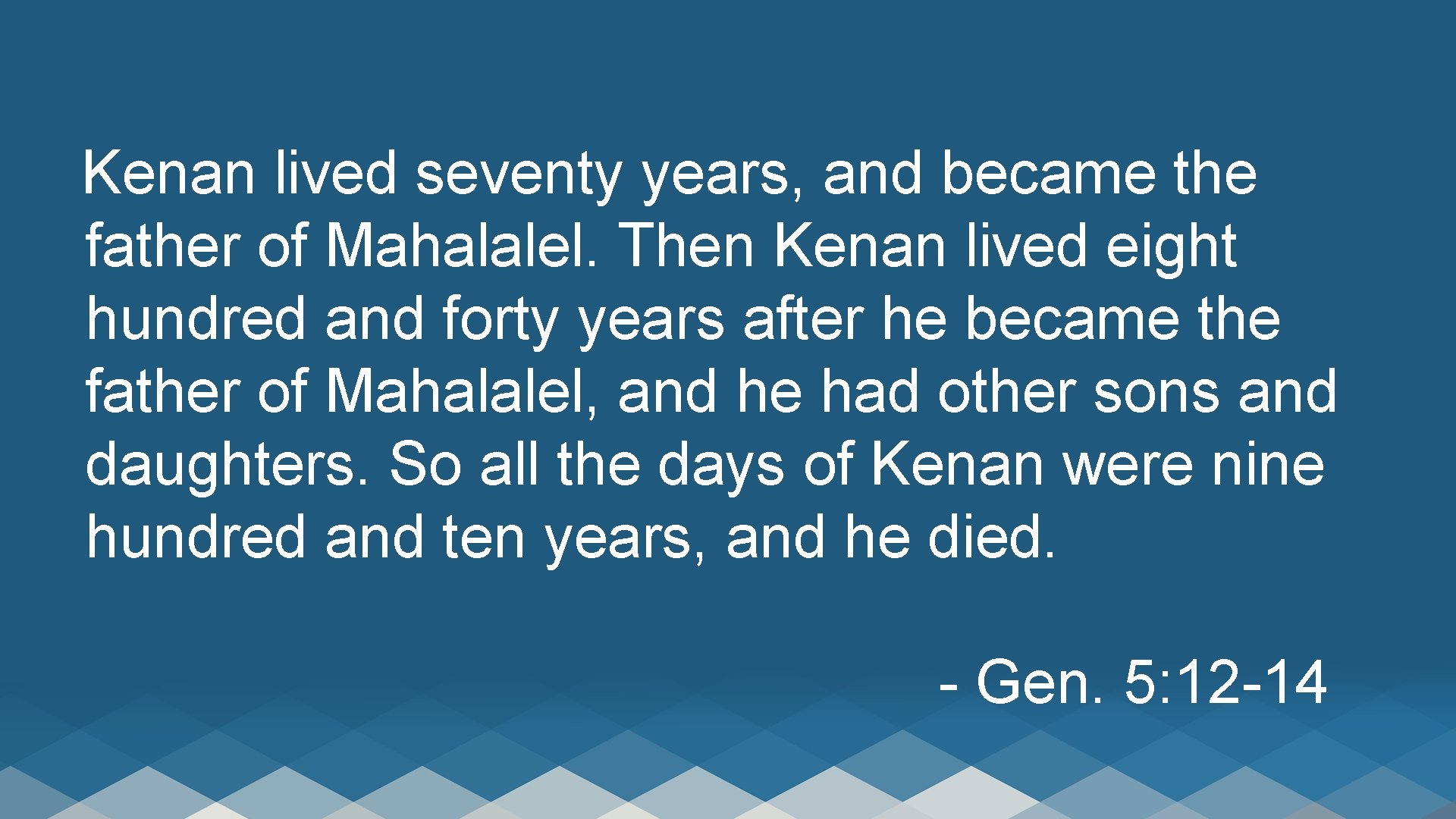 20 Genesis Foundation Book of the Bible Mike