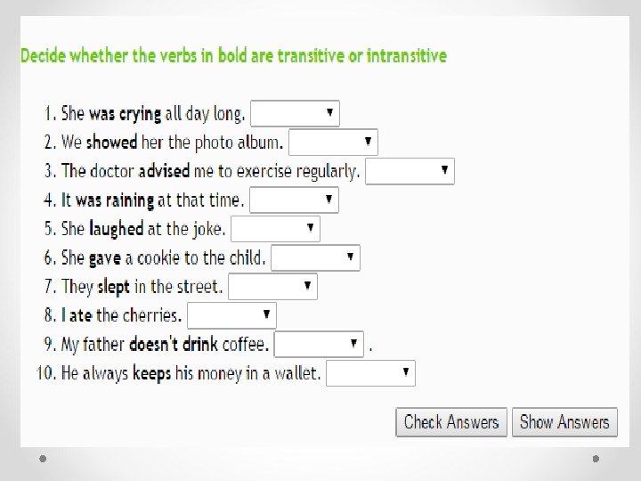To receive an action or not to receive