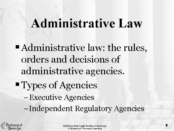 Chapter 1 Sources of Business Law and the