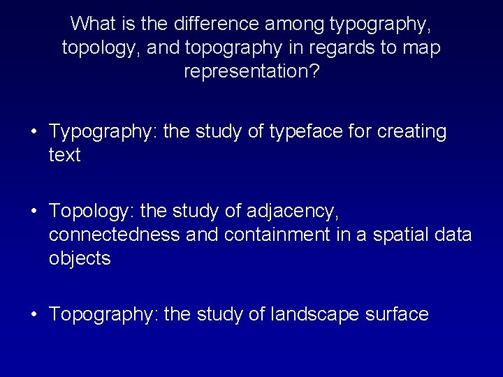 Geography 360 Principles of Cartography May 22 2006